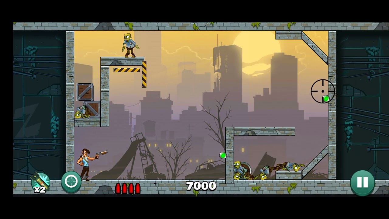 Stupid Zombies Chapter 1 Stage 2 Level 59 - YouTube