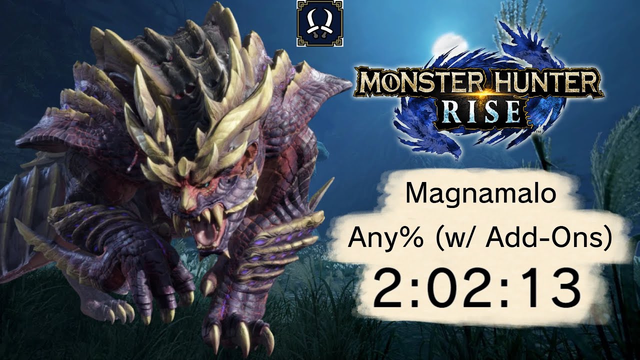 MHR (Switch) | Magnamalo Any% (w/ Add-Ons) [PB 2:02:13] - YouTube