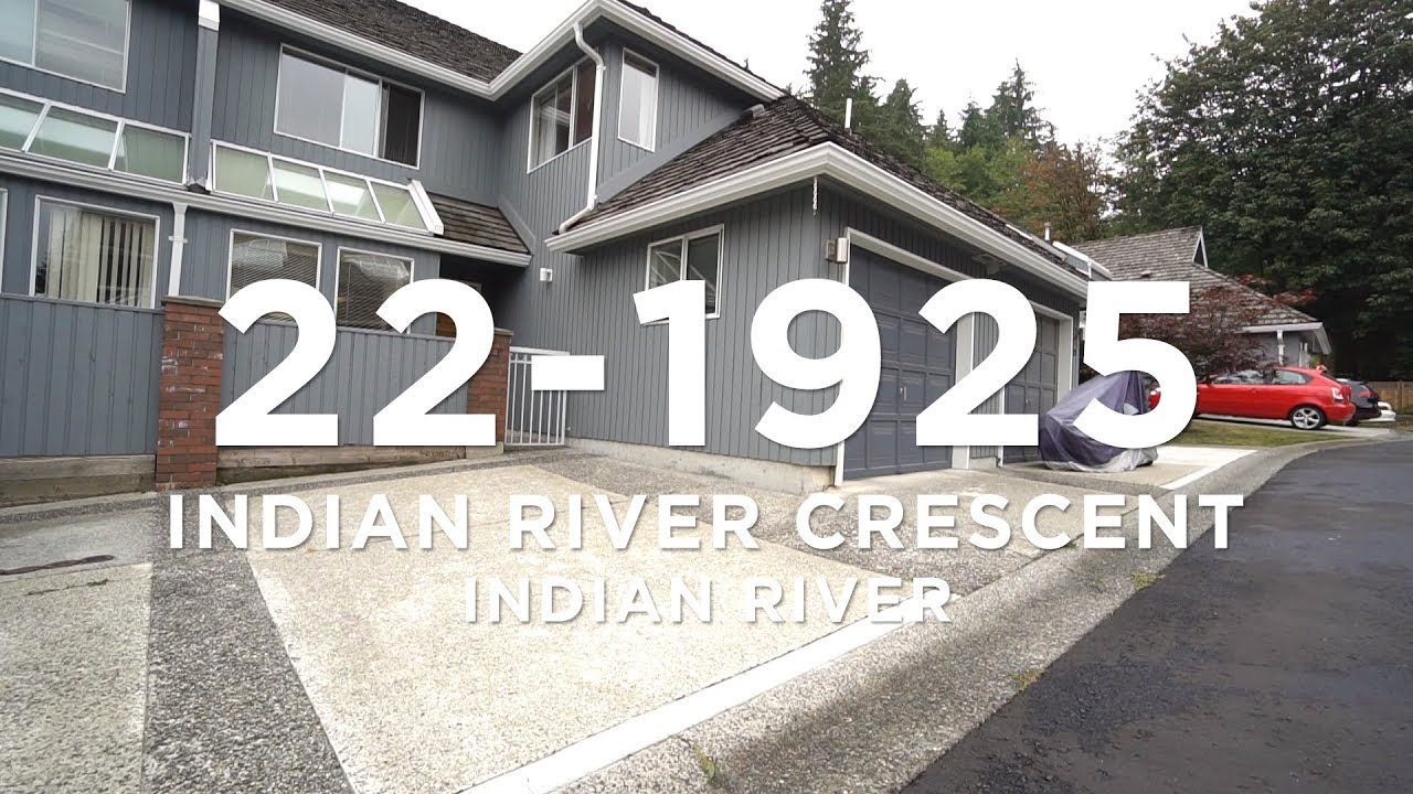 SOLD - 22-1925 Indian River Crescent, North Vancouver - YouTube