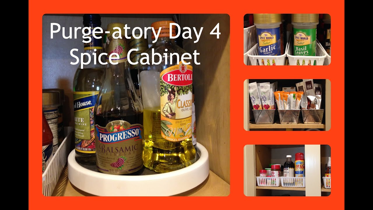 Purge-atory Day 4: Spice Cabinet - YouTube