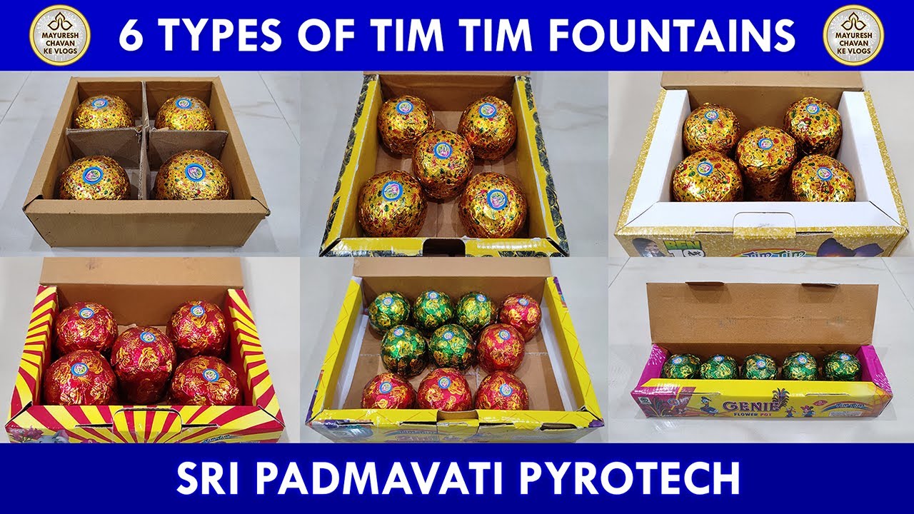 6 types of TIM TIM matka fountains | Sri Padmavati Pyrotech | Patake ...
