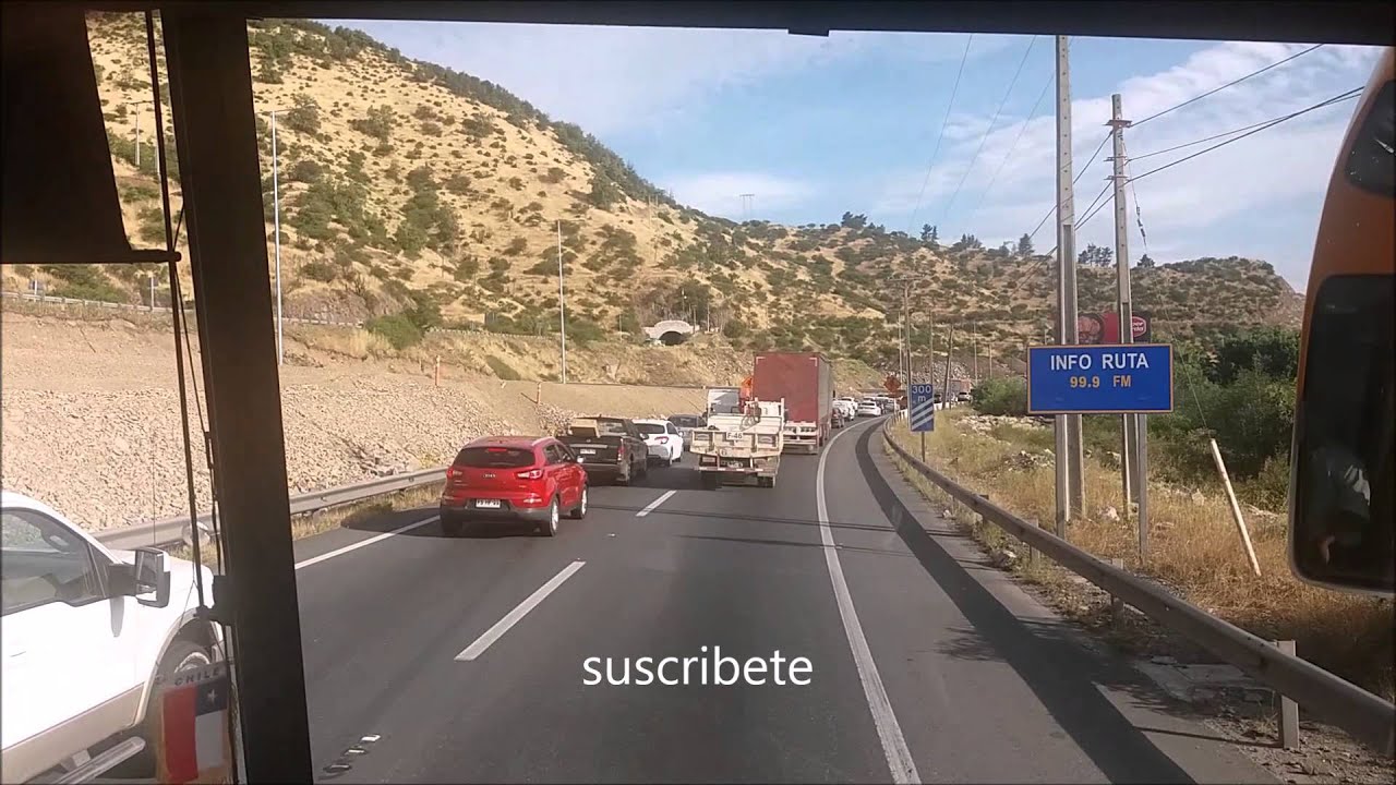 ruta 5 sur Chile, Santiago - Rancagua 🇨🇱🆒🚌 - YouTube