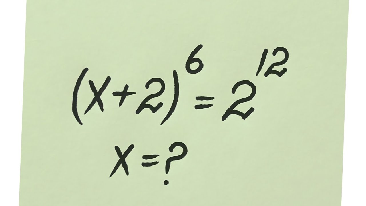 A Very Nice Olympiad Math Exponential Problem l find all possible ...