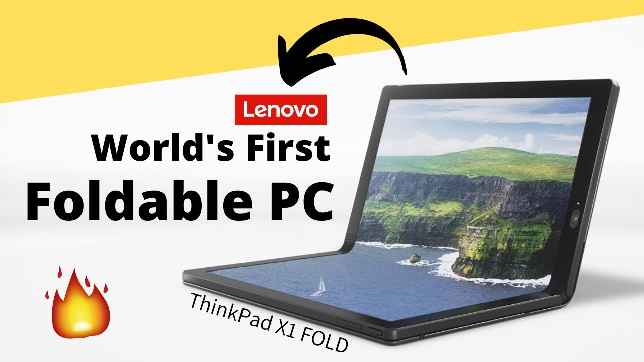 Foldable laptop Launched | Lenovo Thinkpad X1 Fold - YouTube