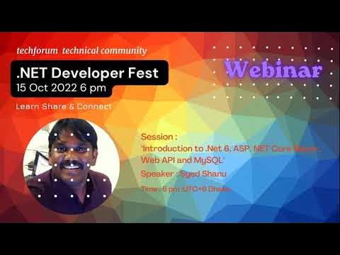 Introduction to .Net 6, ASP. NET Core Blazor, Web API and MySQL - YouTube