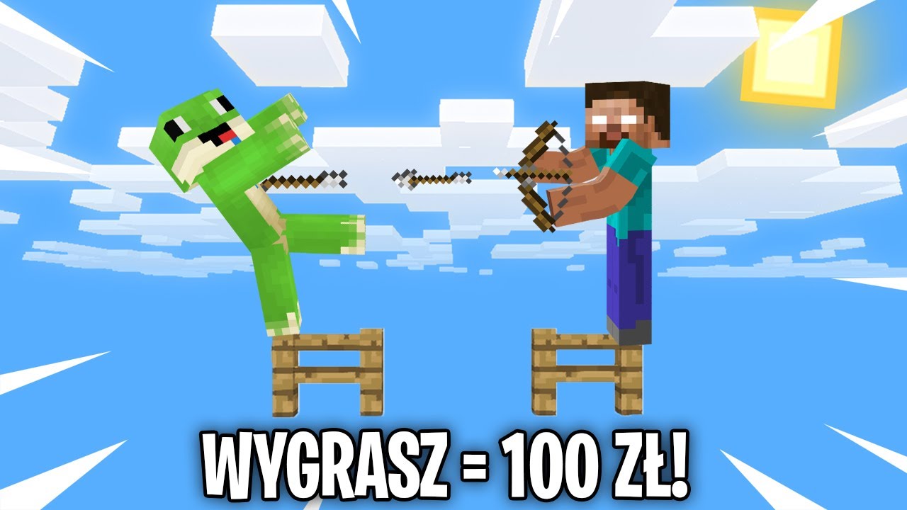 POKONASZ MNIE W MINECRAFT = 100 ZŁ! (wyzwania) - YouTube