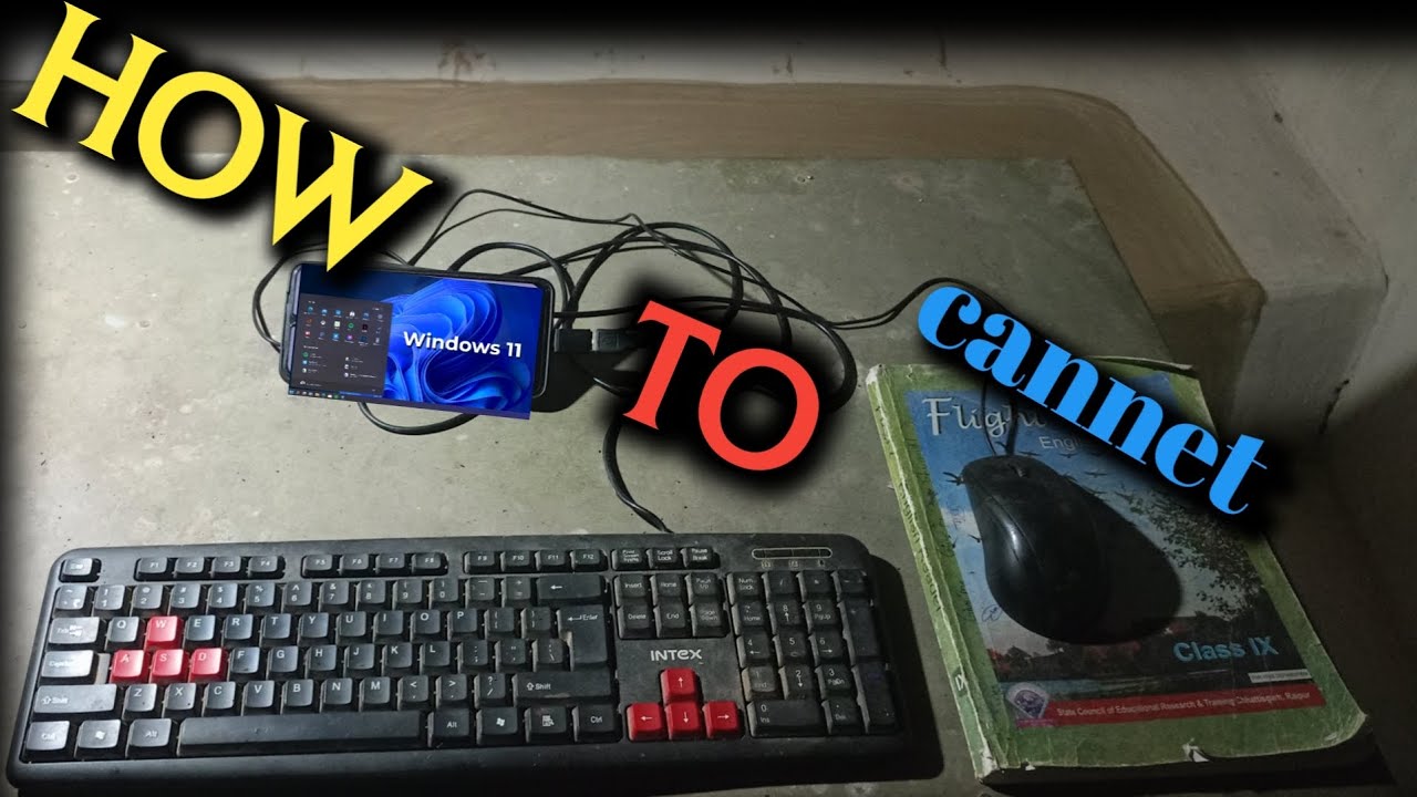 HOW to connect keyboard and mouse in your phone // like Use pc - YouTube