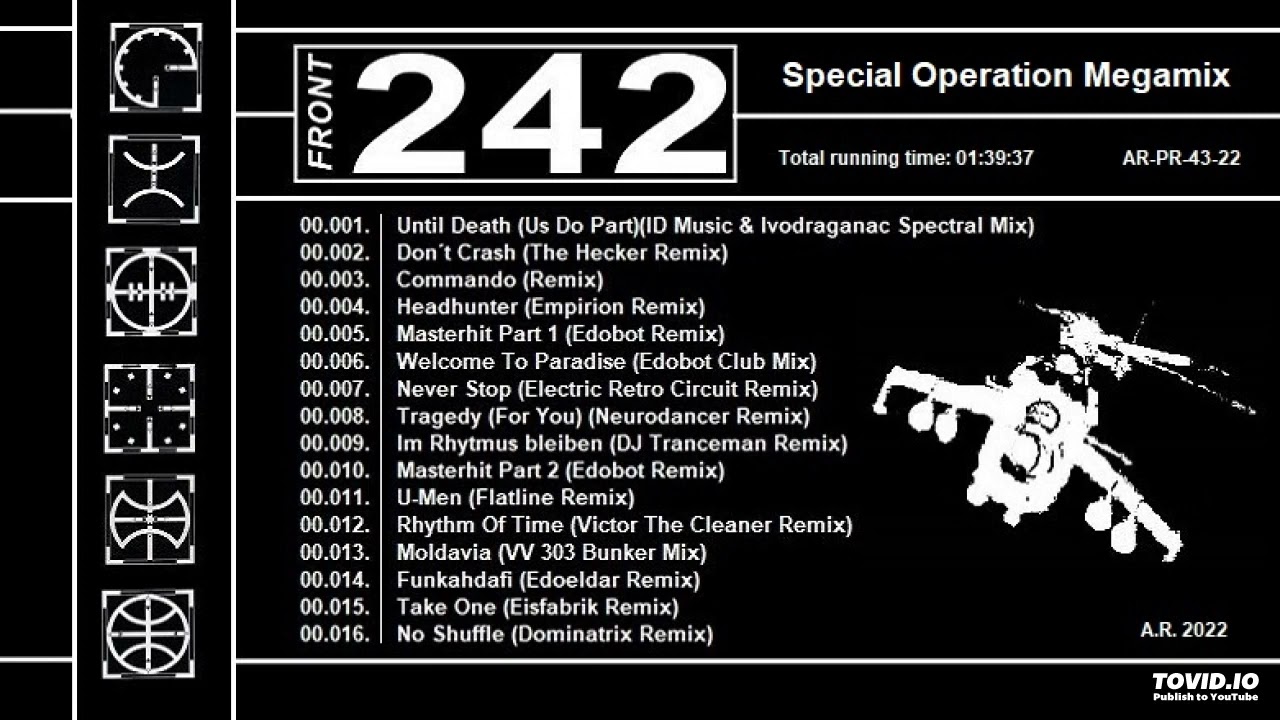 Front 242 - Special Operation Megamix - YouTube