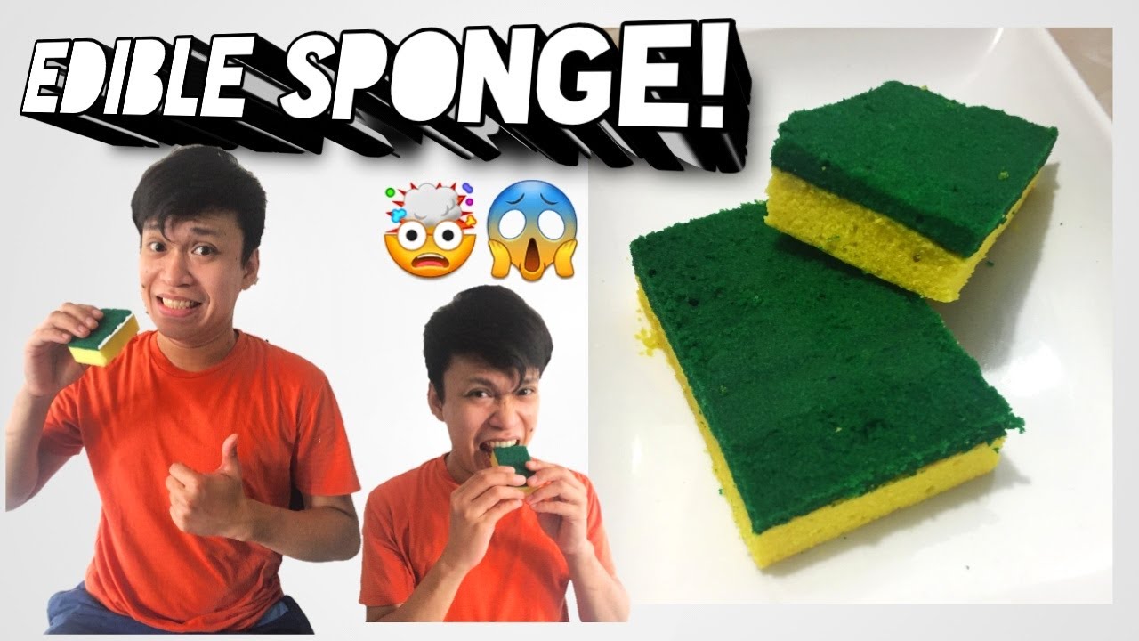 Edible Sponge Cake Recipe - Perfect for Pranks!! - YouTube