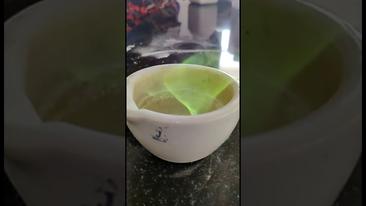 Methanol flame - YouTube