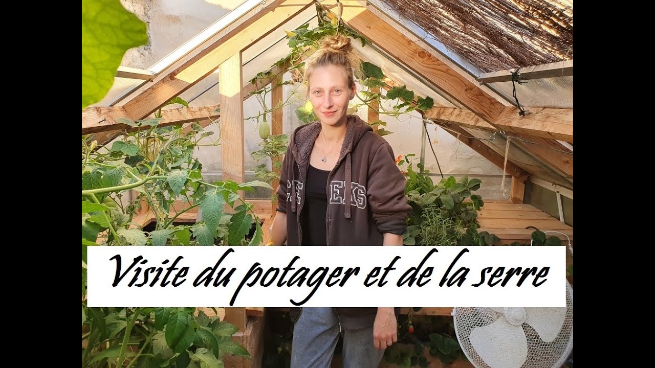 Visite du potager et de la serre, 5 juillet 2020 - YouTube