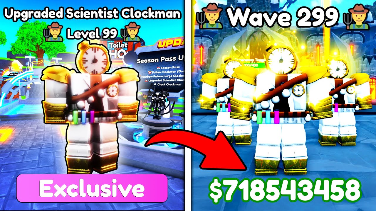 I GOT UPGRADED SCIENTIST CLOCKMAN 🔥 BEST MONEY MAKER UNIT! 💰 SEASON ...