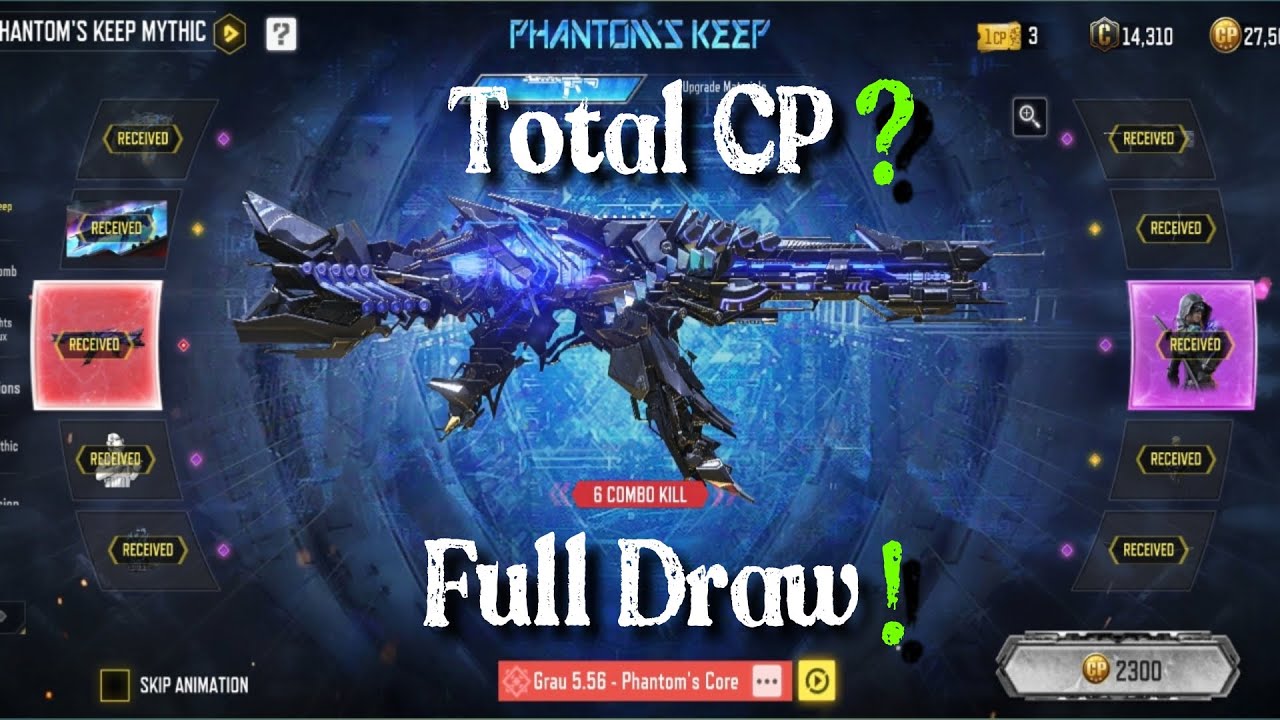 Unlocking mythic grau in codm|Buying full mythic grau Phantom's core ...