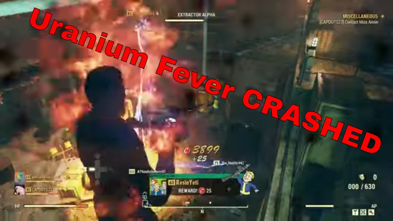 Sandman and Capoots Crash Uranium Fever - Fallout 76 PVP - YouTube