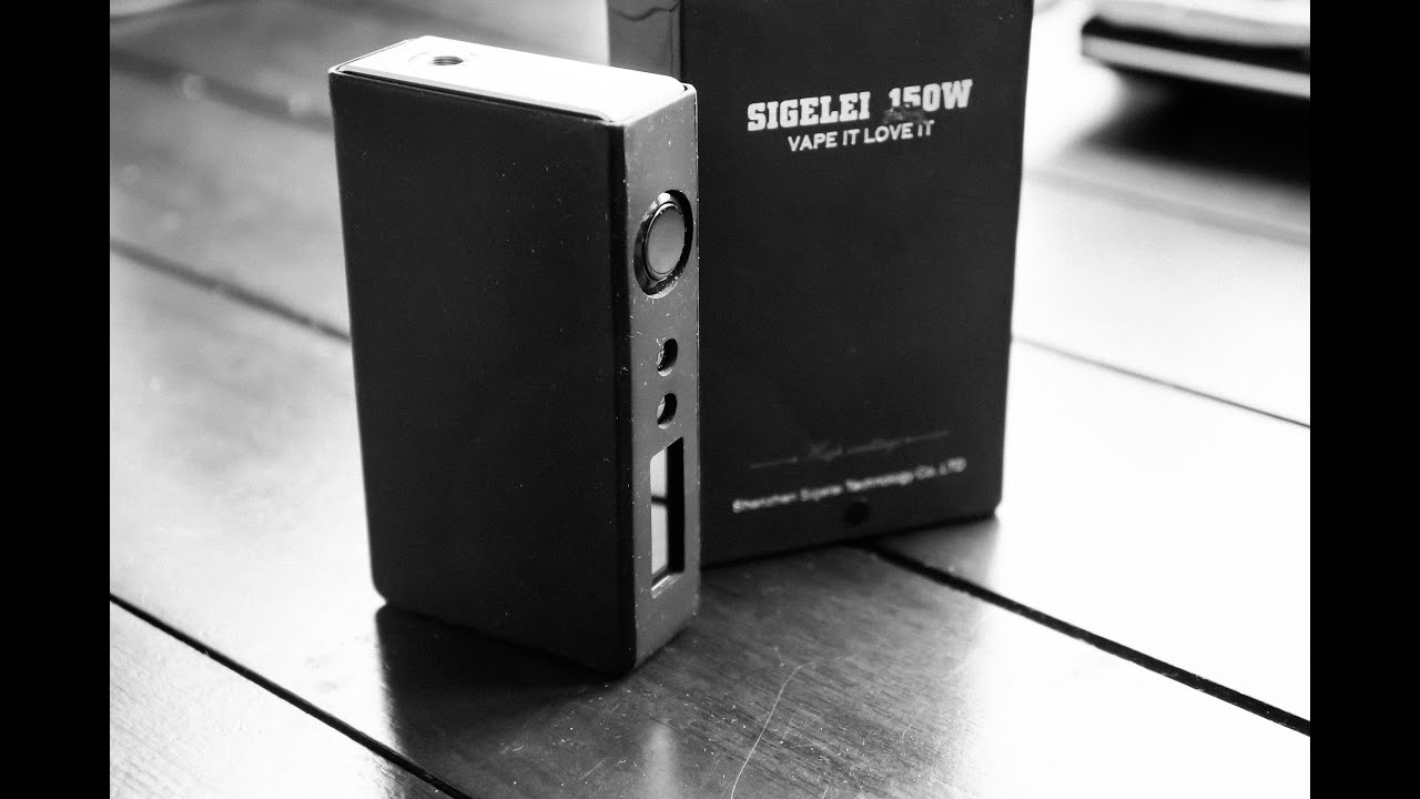 Sigelei 150w Box Mod - YouTube