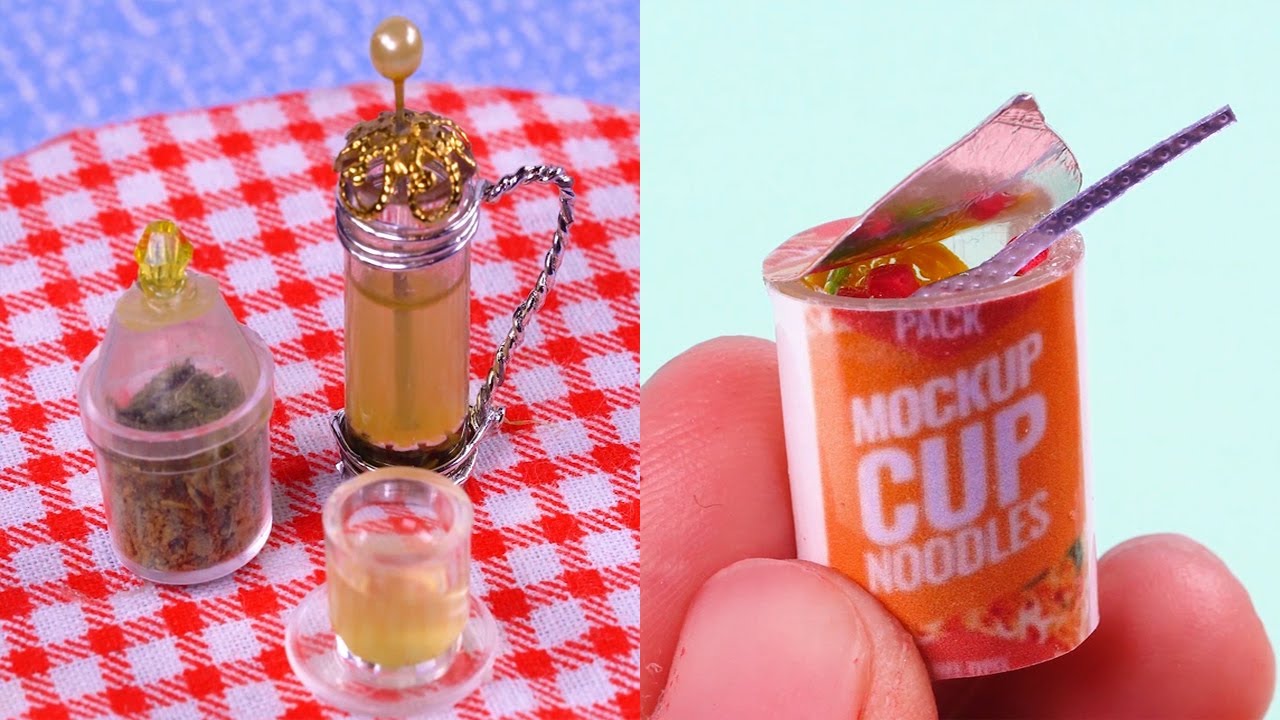 DIY Miniature Items #Shorts - YouTube