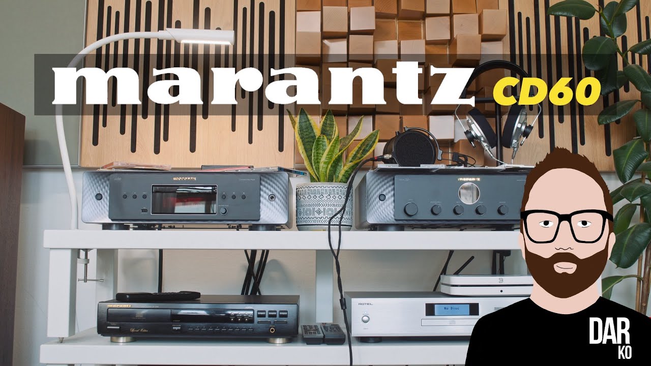 Once again, CD playback SOUNDS BETTER than streaming w/ MARANTZ CD60 ...