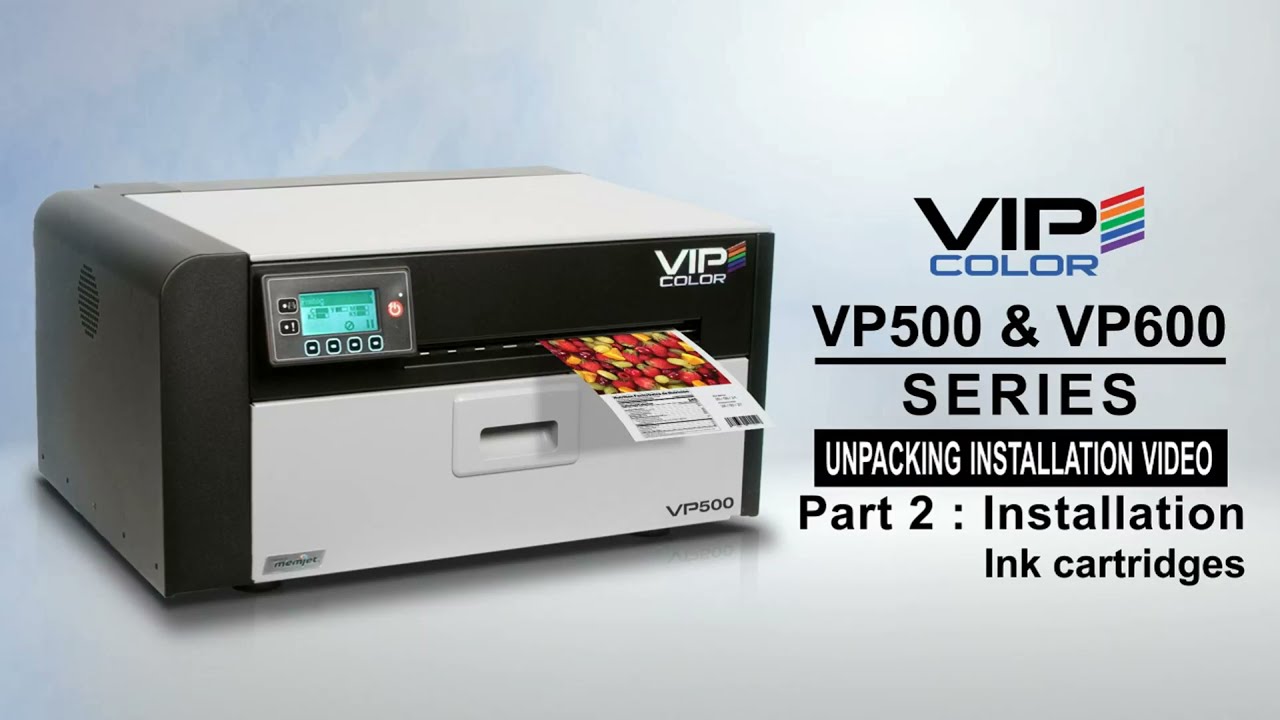How to setup the VP500 and VP600 series printer - Part 2 - YouTube