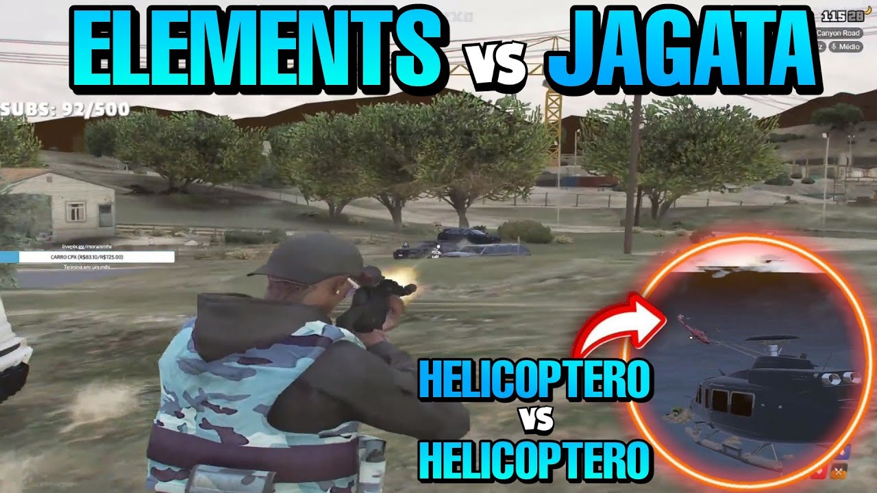 TRETA DE PISTA ELEMENTS x JAGATA! ROLOU UM PIPA COMBATE DE HELI x HELI ...