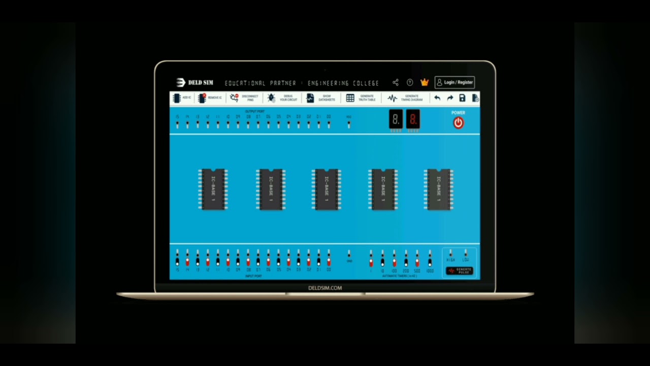 practical No 1| DTM| Introduction to Deldsim|Basic logic gates - YouTube
