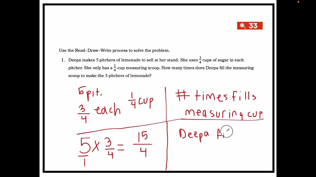 Grade 4 Eureka Math Squared Module 4 Lesson 33 Fluency and Classwork ...