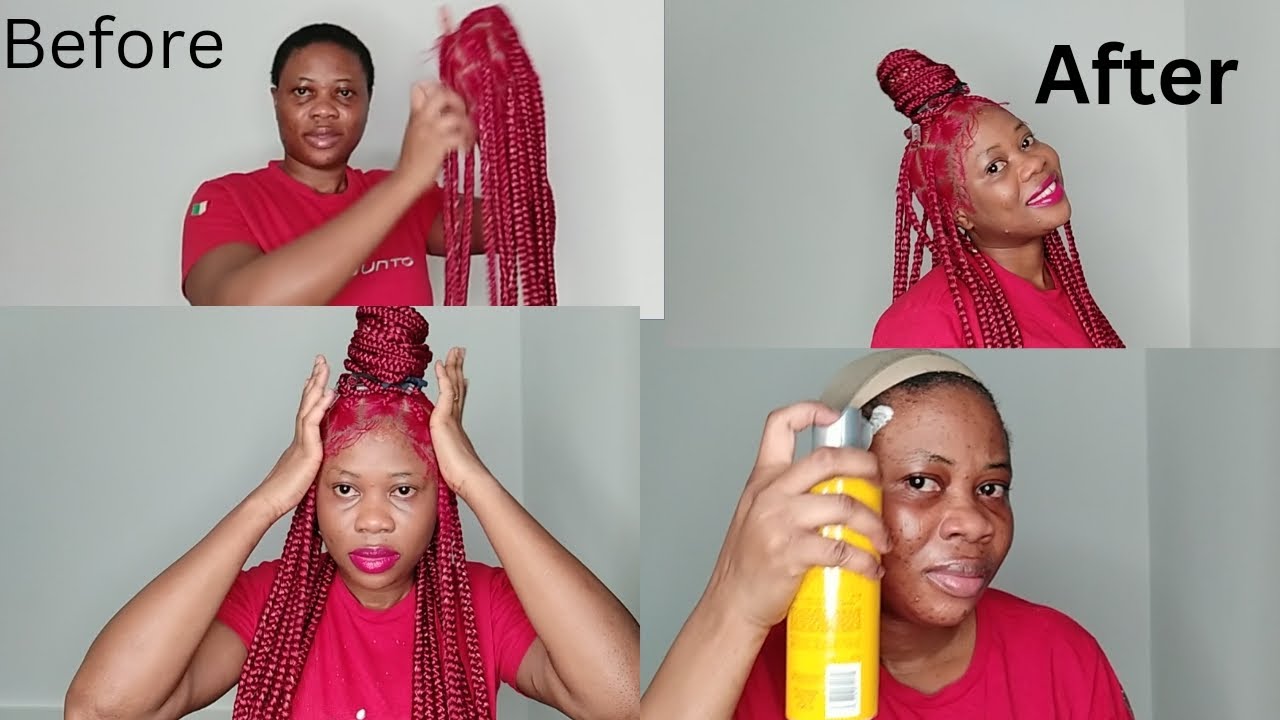 How to install your braided wig and style it? #installation2024 - YouTube