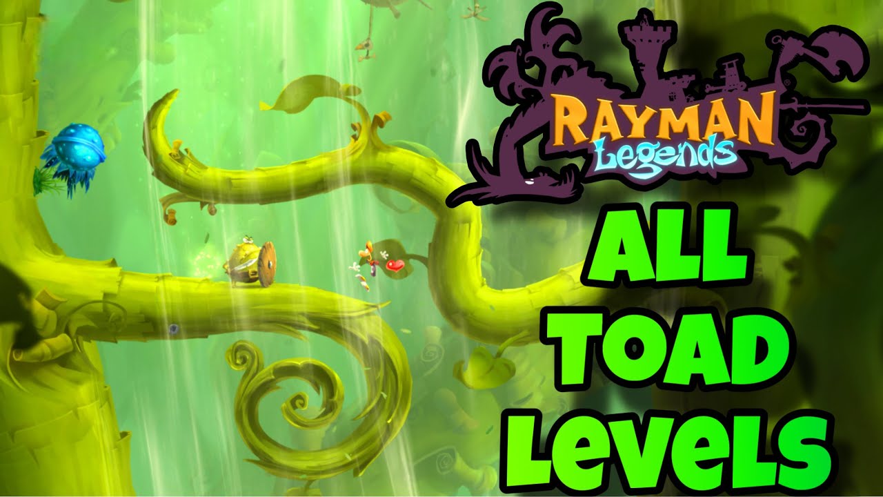 Rayman Legends - All Toad Levels - YouTube