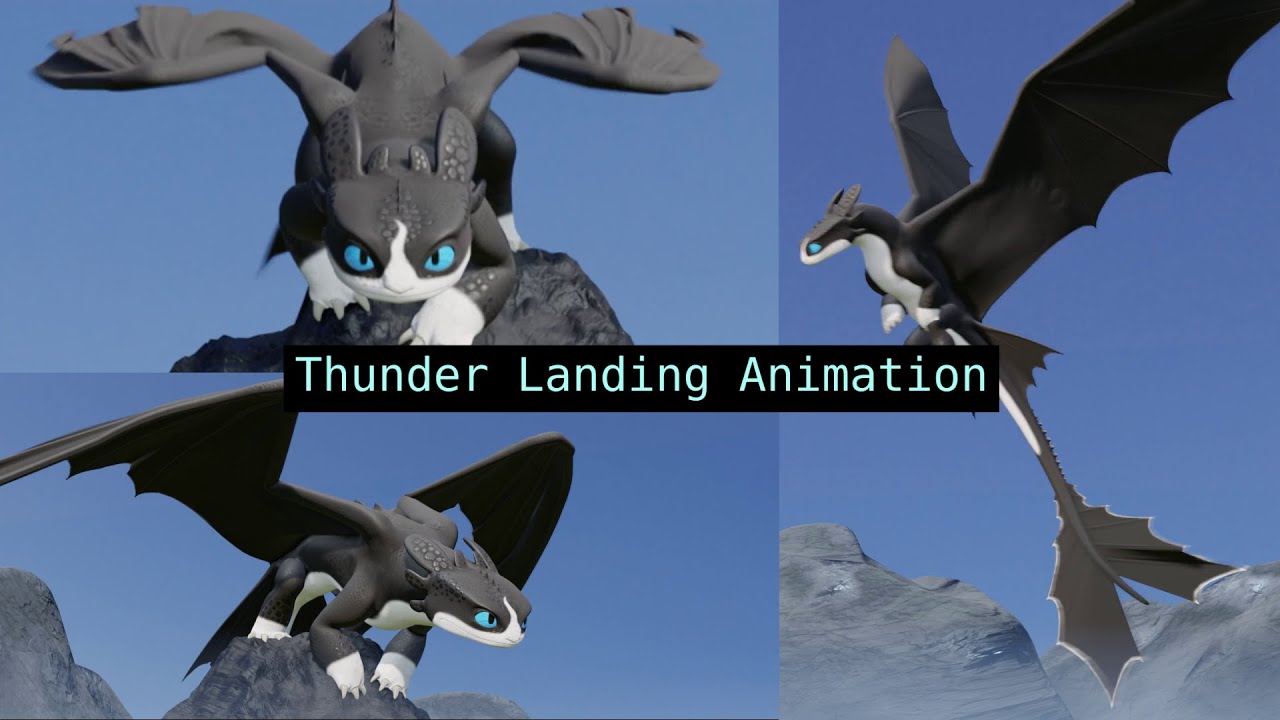 Thunder Landing | Blender 3D Animation - YouTube