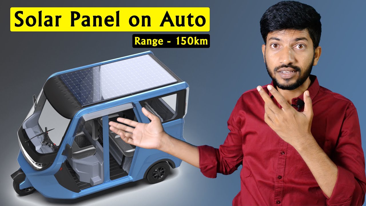 Solar Panel on Electric Auto Rickshaw 😲 Elektrateq ETX Launching Soon ...