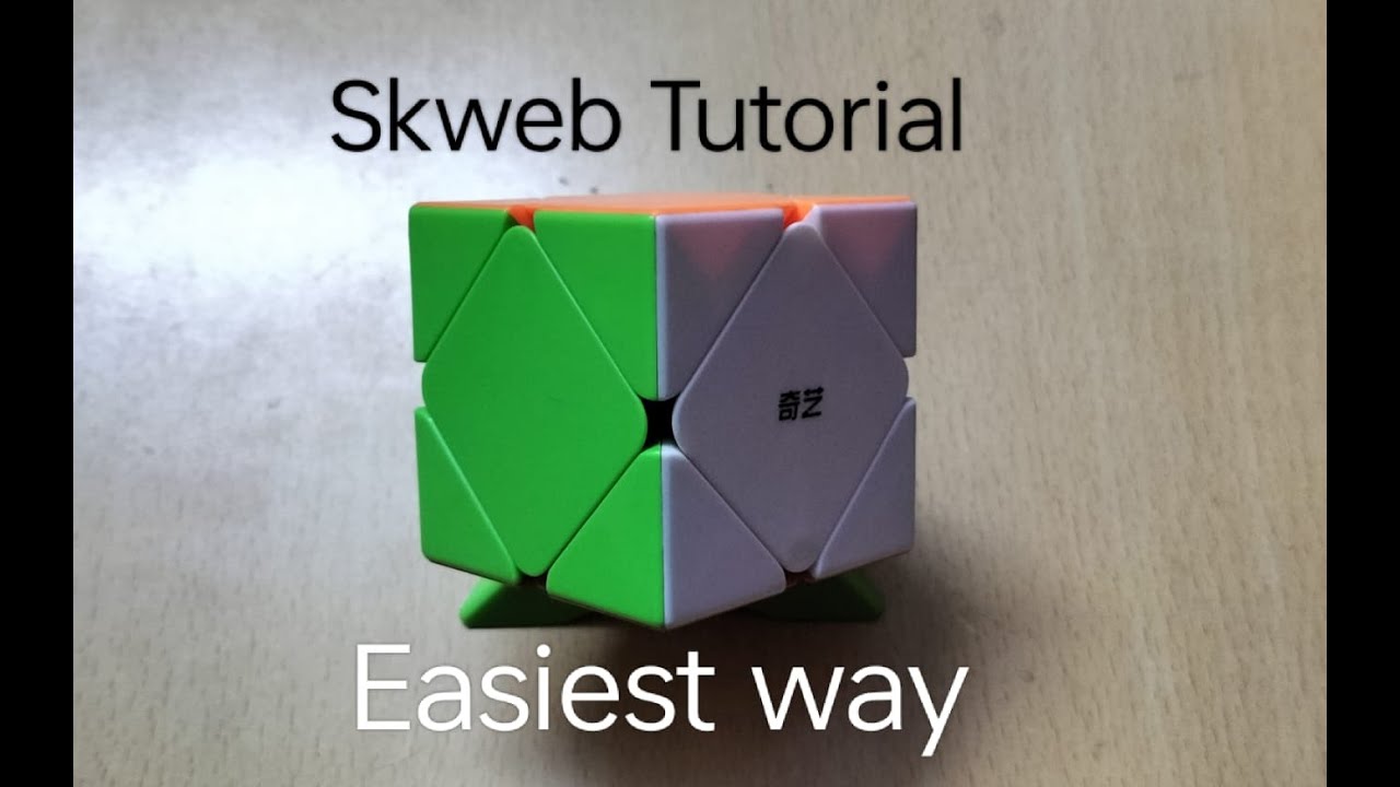 How to solve a Skweb in under 8 minutes #cubing #rubikscube #easy # ...