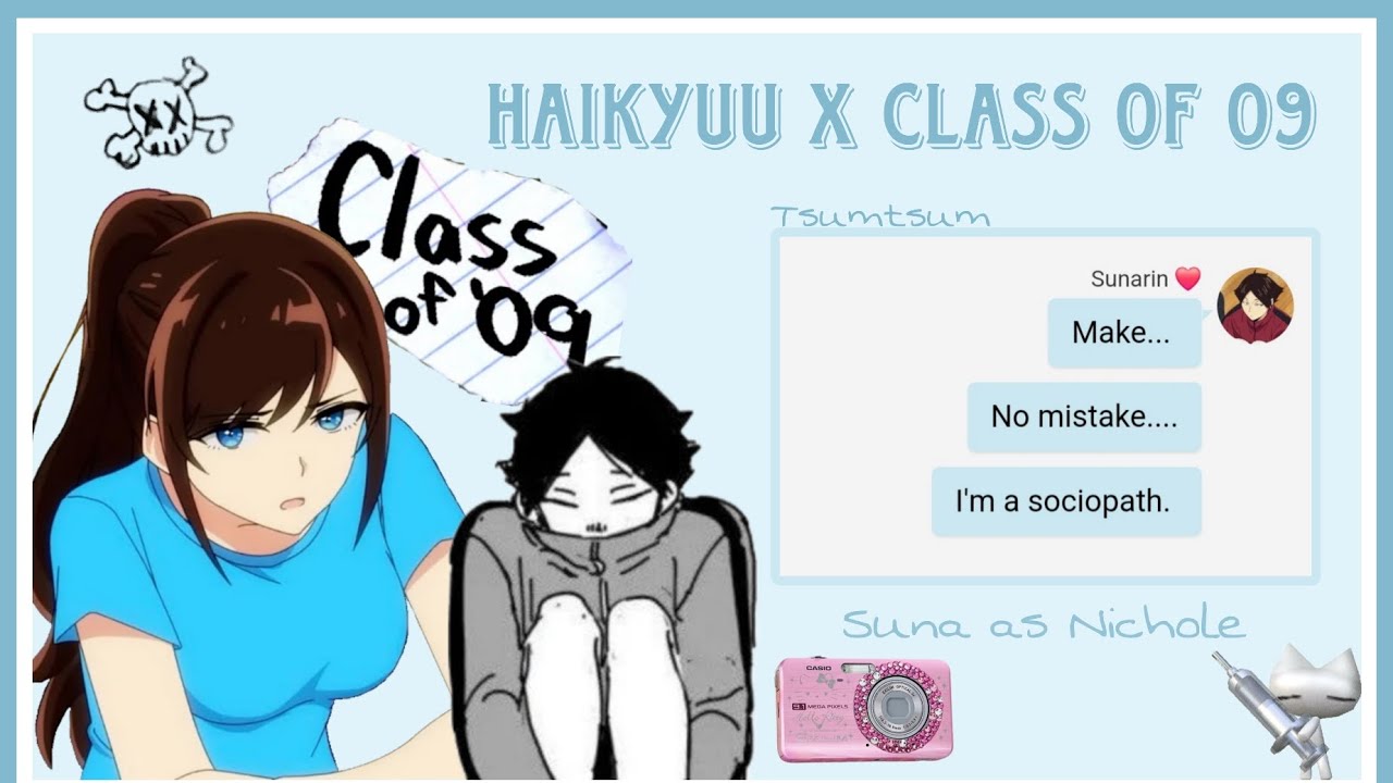 Suna as Nichole | Opening scene | Haikyuu texts 🐚 - YouTube