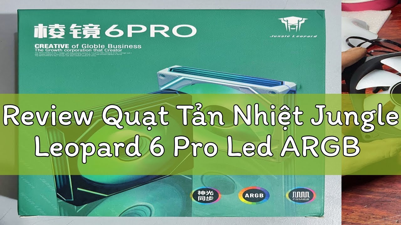 Review Quạt Tản Nhiệt Jungle Leopard 6 Pro Led ARGB - YouTube