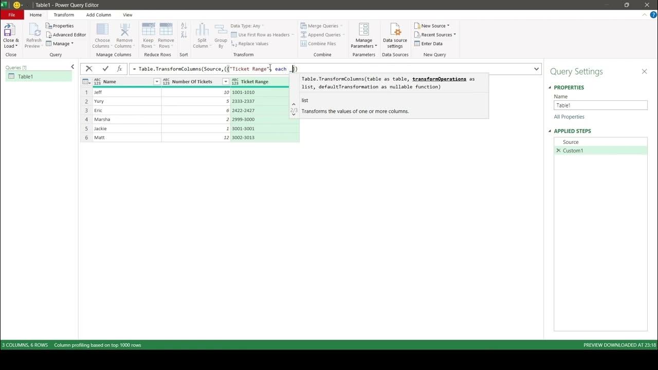 How to Expand Grouped Intervals in Power Query - YouTube