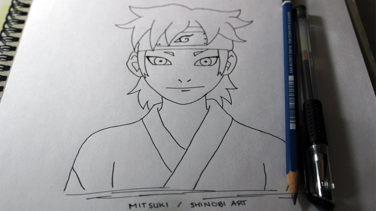 Tutorials Drawing Mitsuki, Everyone Can Do - YouTube