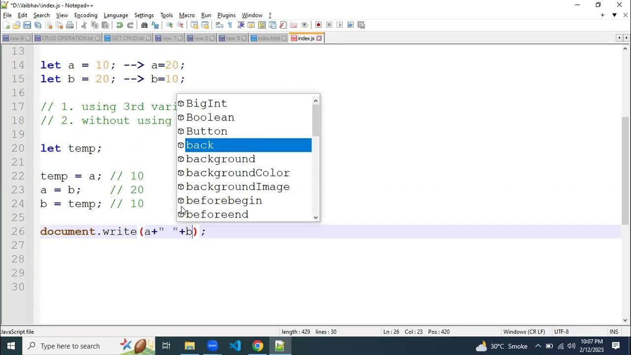 Session 03 - Bubble Sort - YouTube