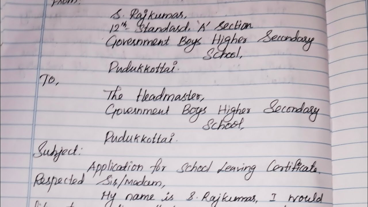 Application for School Leaving Certificate /SLC Application ...