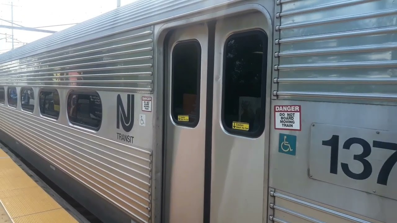 NJT Arrow 3 departs Princeton Junction - YouTube
