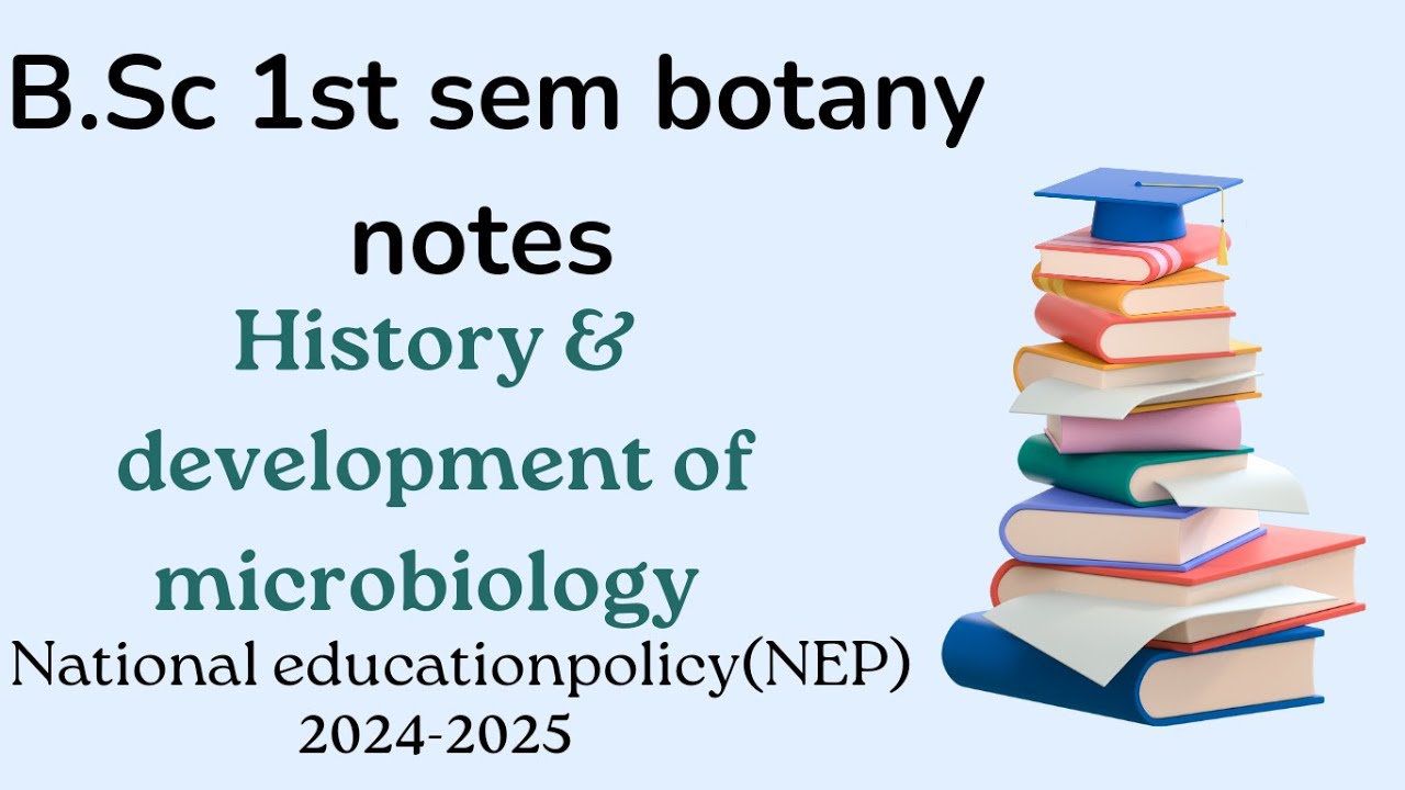 B.Sc 1st sem botany notes on history and development of microbiology ...