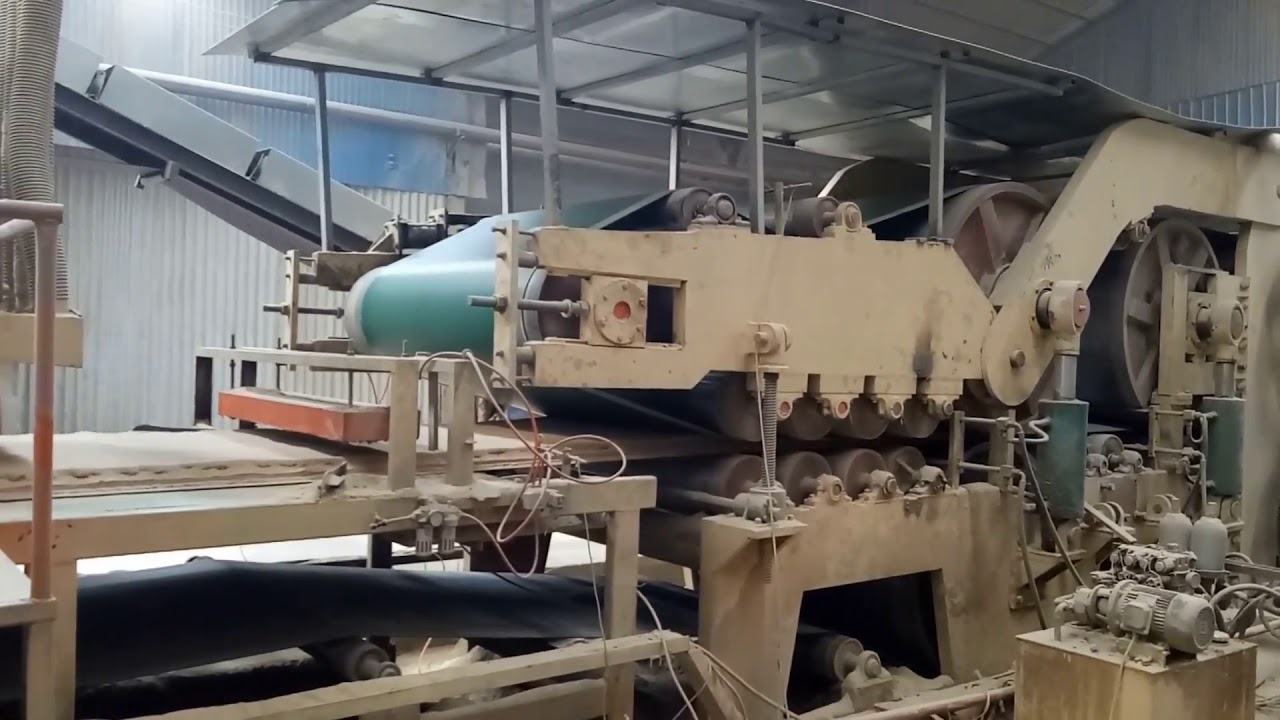 PARTICLE BOARD PRODUCTION LINE - YouTube