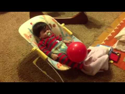 Baby Ritwik having a ball - YouTube