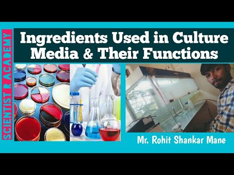 Common Components of Media & Their Functions|Agar|peptone|Rohit S Mane ...