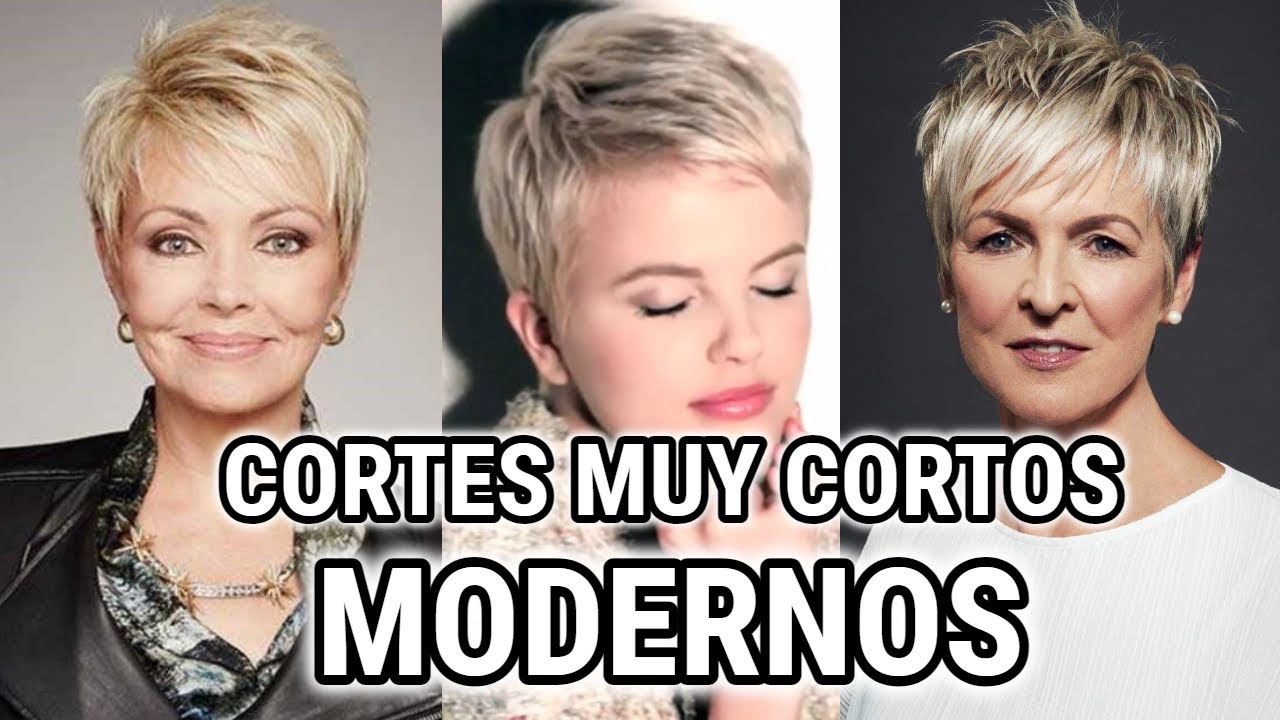 CORTES de CABELLO MUJER muy CORTOS pero MUY FEMENINOS y CON MUCHO ...