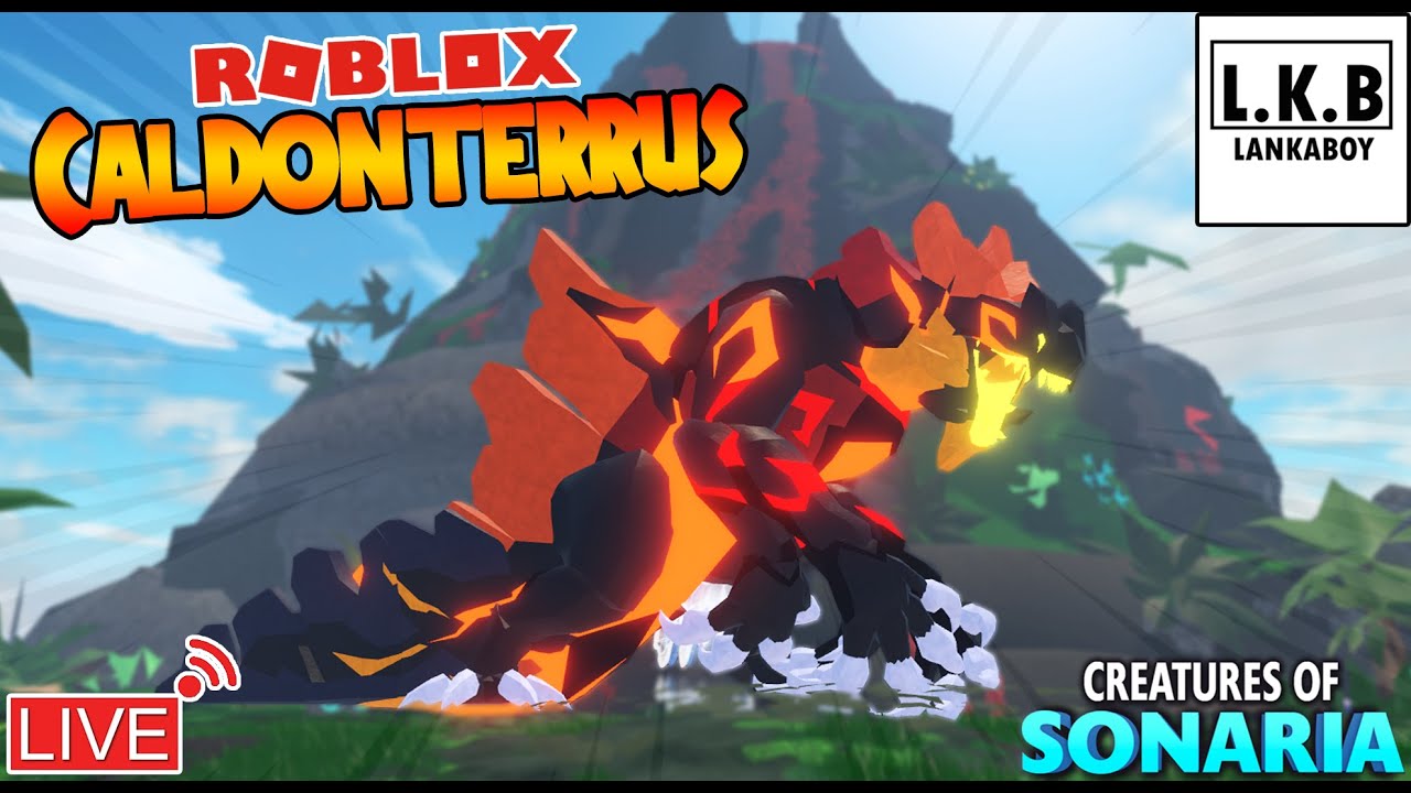 [BGM] 🔴Live Roblox Creatures of Sonaria ep.87 เดอะแก๊งค์ Caldonterrus ...