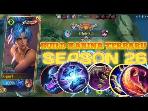 KARINA!! Game Play Karina Terbaru || Build Karina Revamp Tersakit ...
