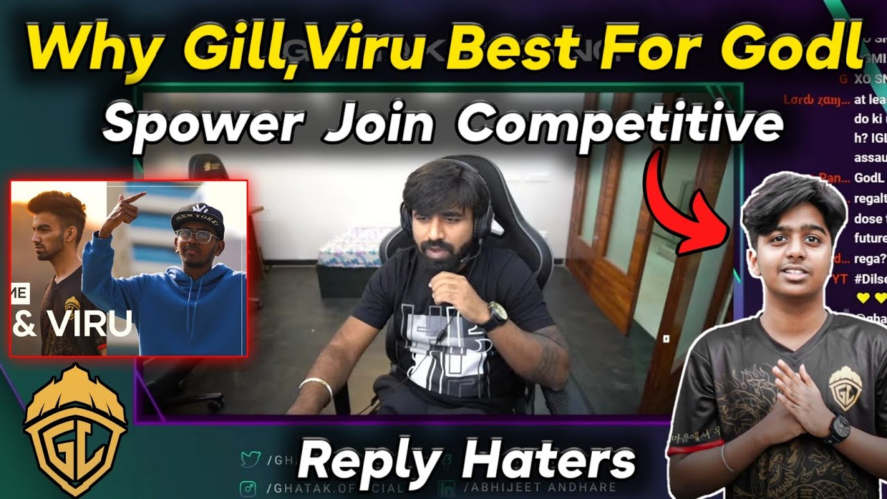 Why Gill And viru Prefect For GODLIKE 🔥 Spower finally Join Competitive ...