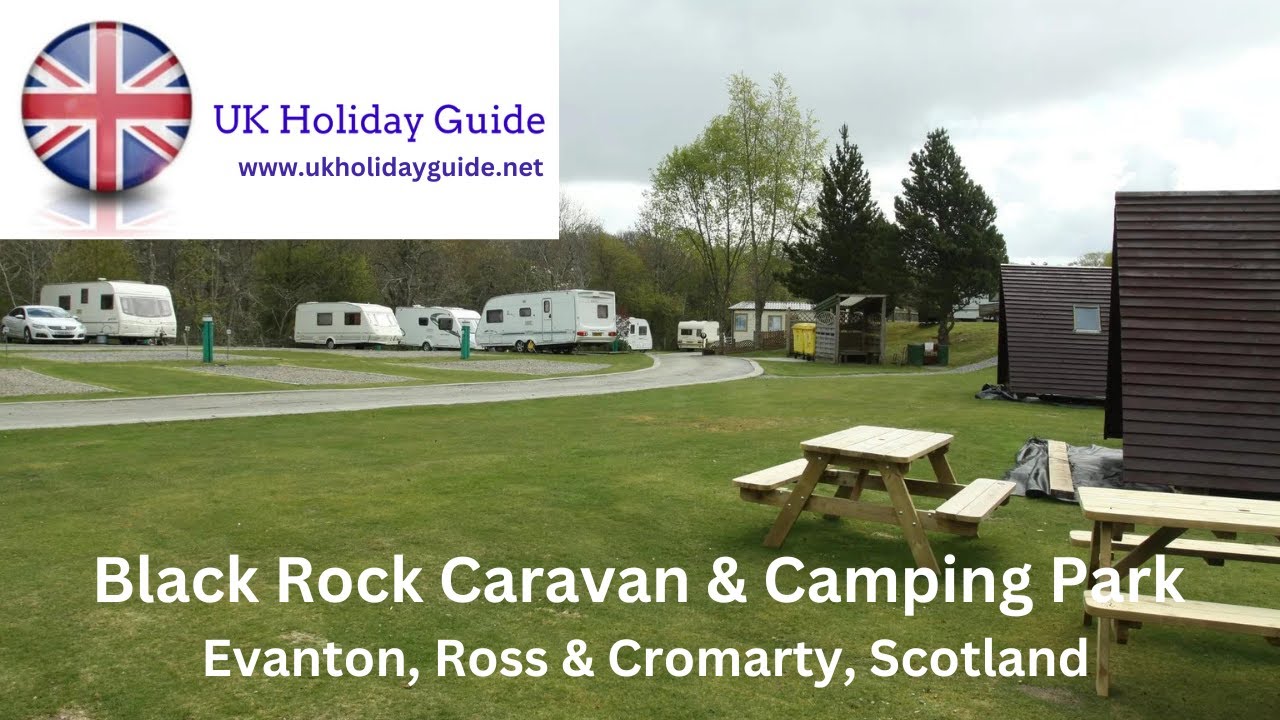 Black Rock Caravan & Camping Park, EVanton, Scotland - YouTube