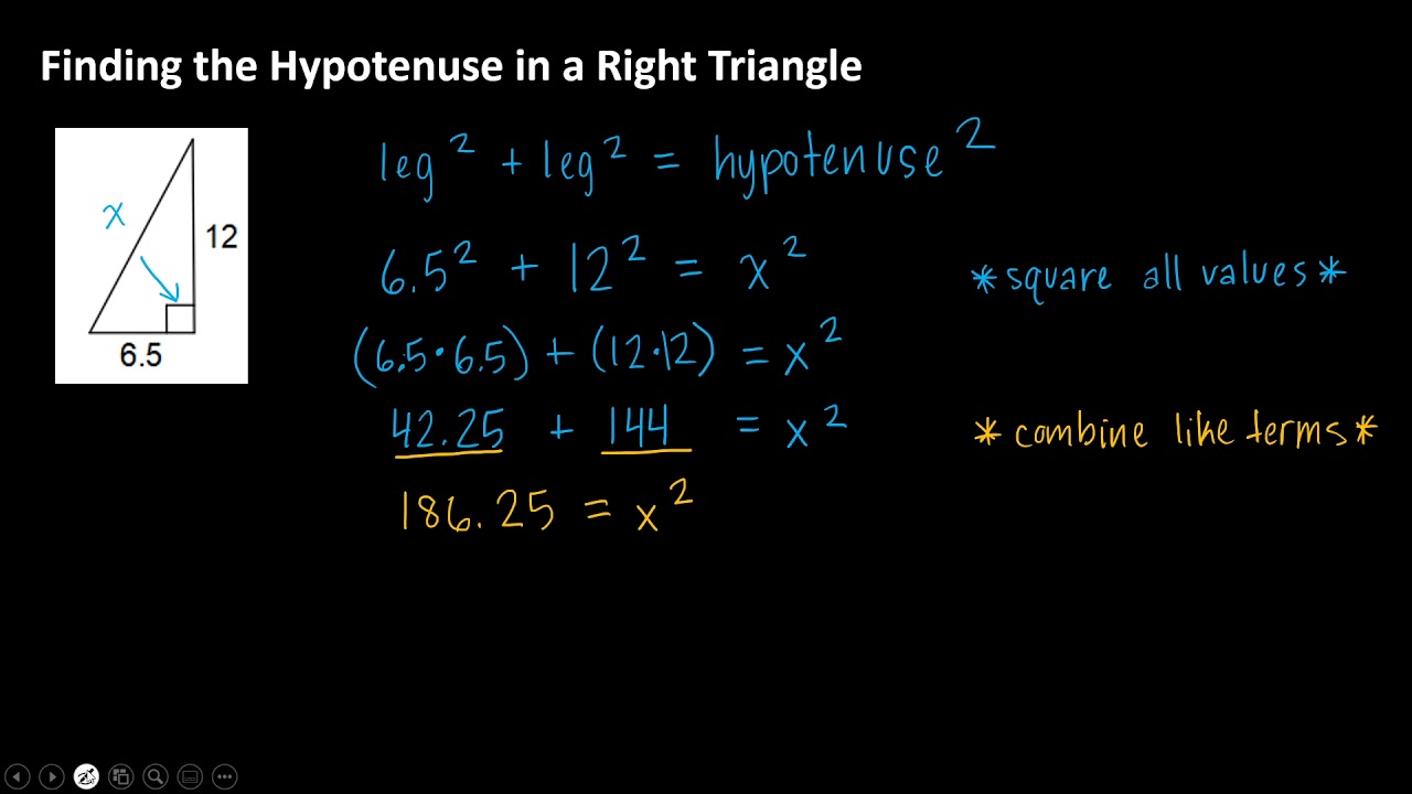Pre-Algebra | Lesson 12.1 - The Pythagorean Theorem - YouTube