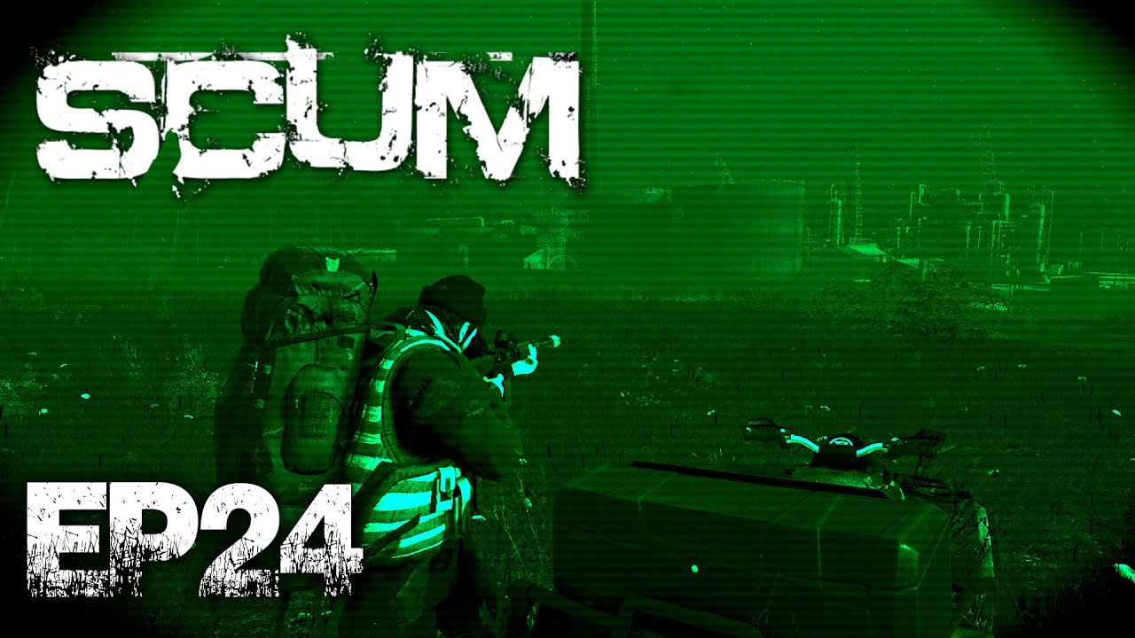 SCUM - Night Ops on an unsuspecting Military Base! - Singleplayer ...
