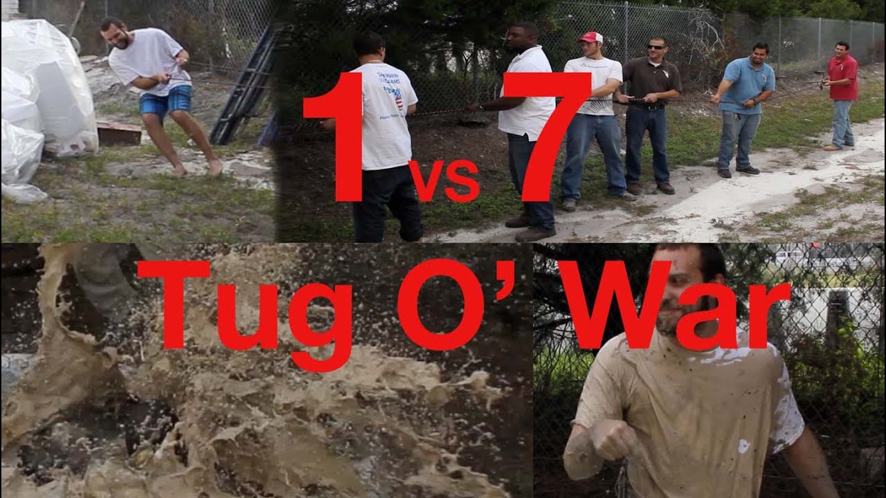 Tug Of War Mud Smash - 1000 Likes Challenge - YouTube
