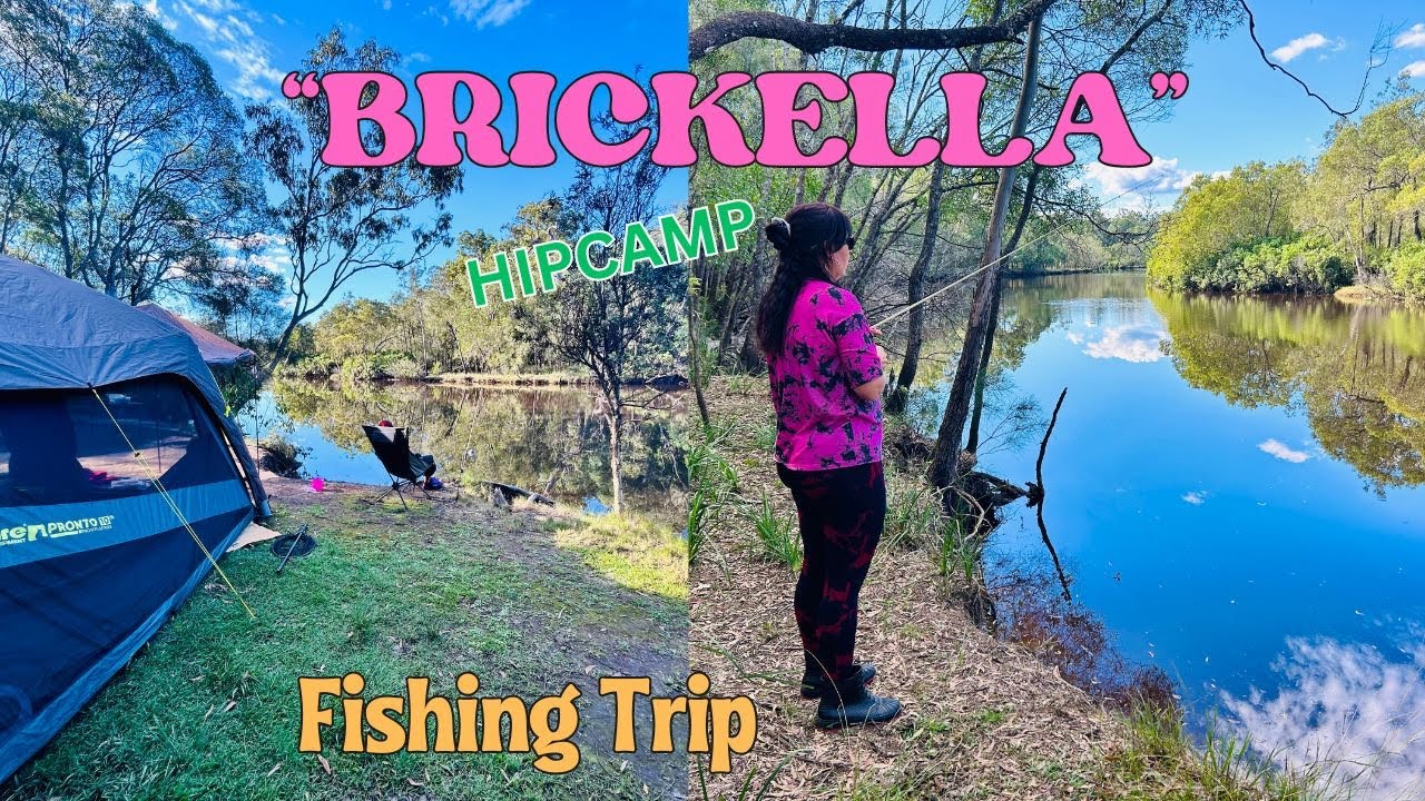 Fishing At Woodburn "Brickella" Hipcamp - YouTube